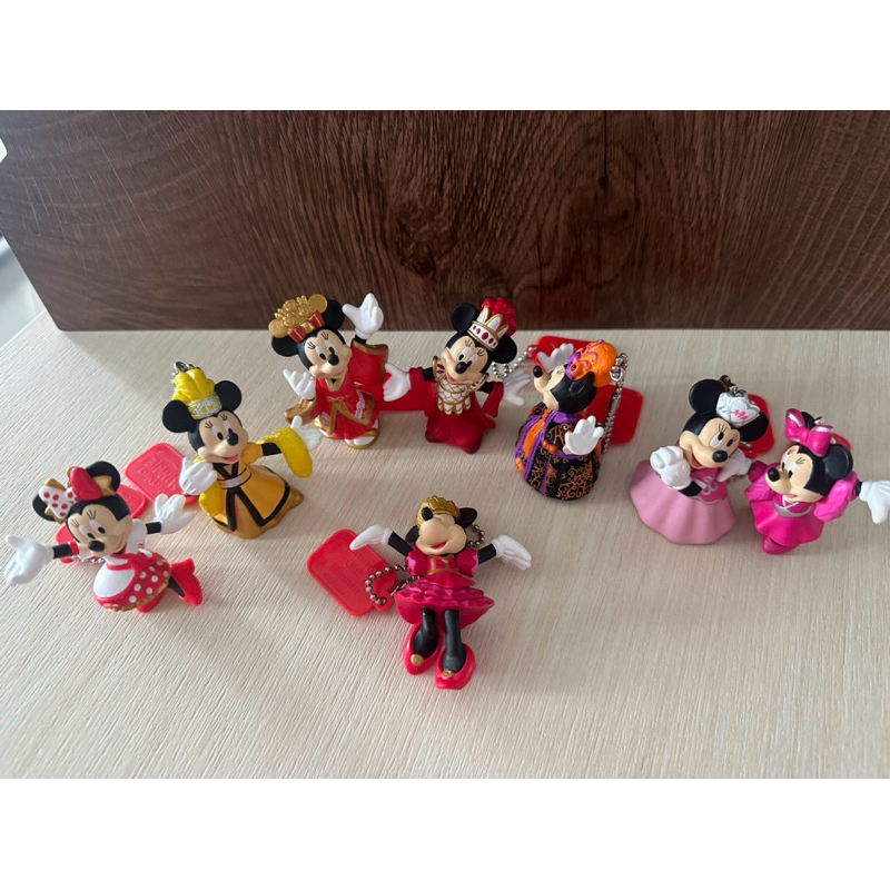 Minnie Mickey Mouse Disney Capsule Toy Tokyo Disneyland 8pcs Full Set ...