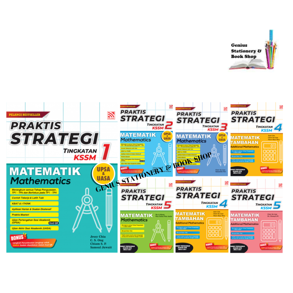 Buku Latihan : Praktis Strategi KSSM Matematik (DWI)Tingkatan 1,2,3,4,5 | Shopee Malaysia