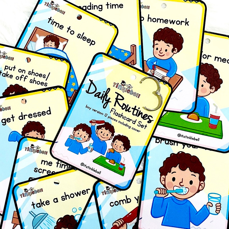 Daily Routines (boy version) | Shopee Malaysia