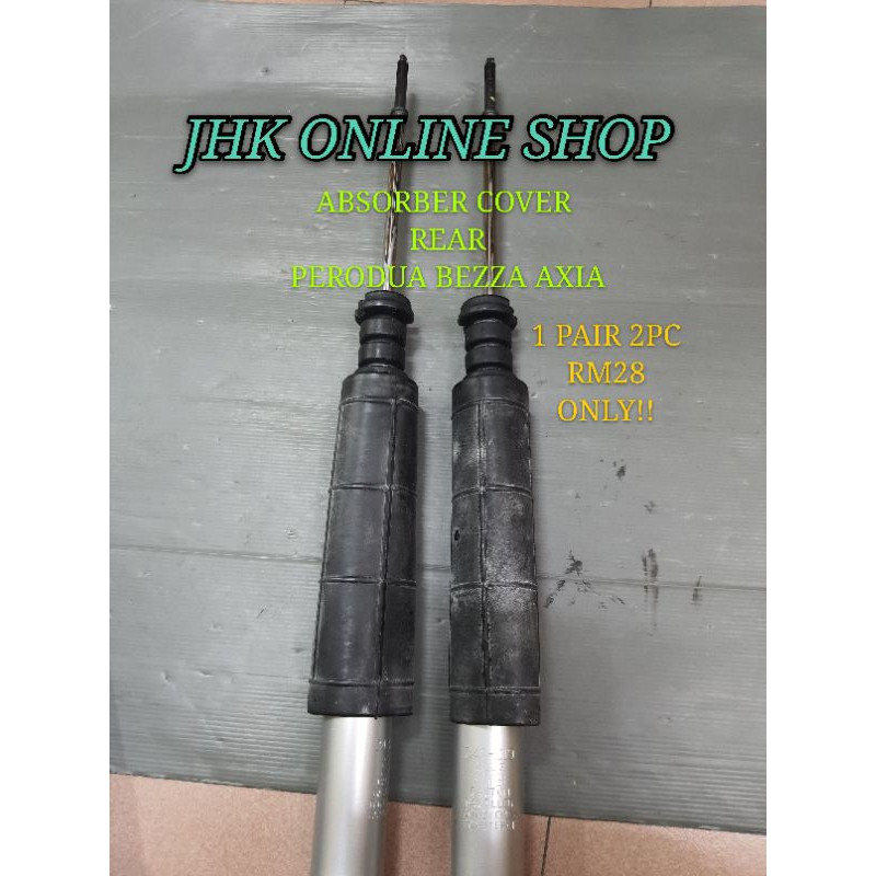 PERODUA AXIA BEZZA ABSORBER COVER FRONT&REAR (1 SET 2PC) | Shopee Malaysia