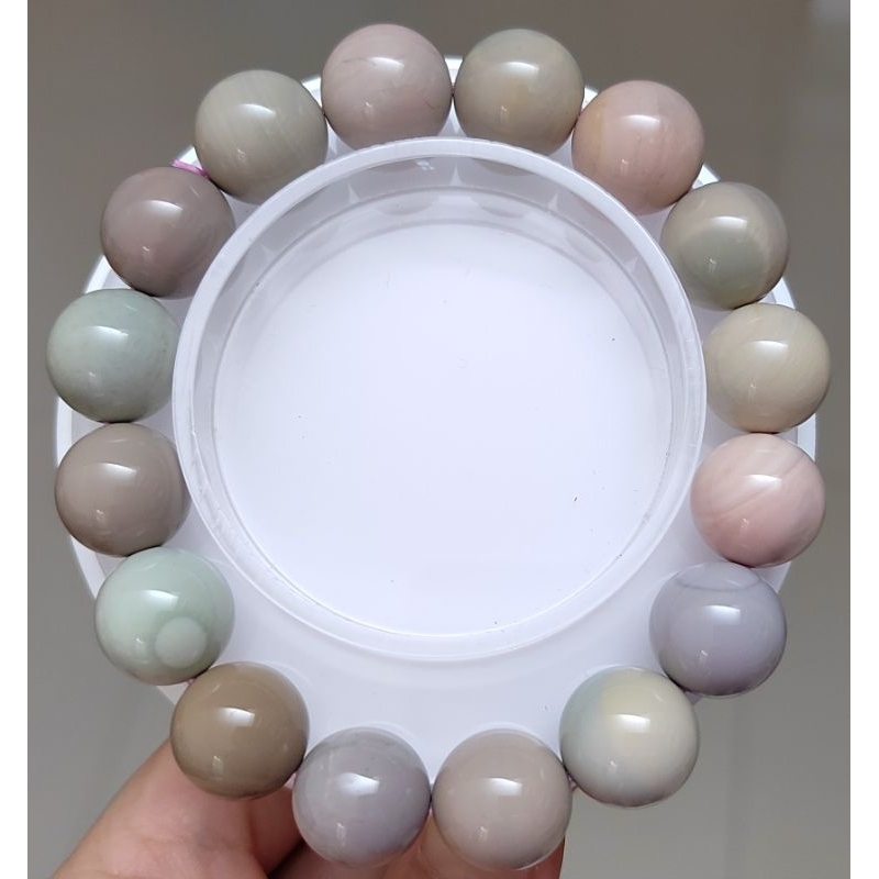 Mixed Alashan Agate (13mm~14mm+) Bracelet 阿拉善玛瑙手串 | Shopee Malaysia