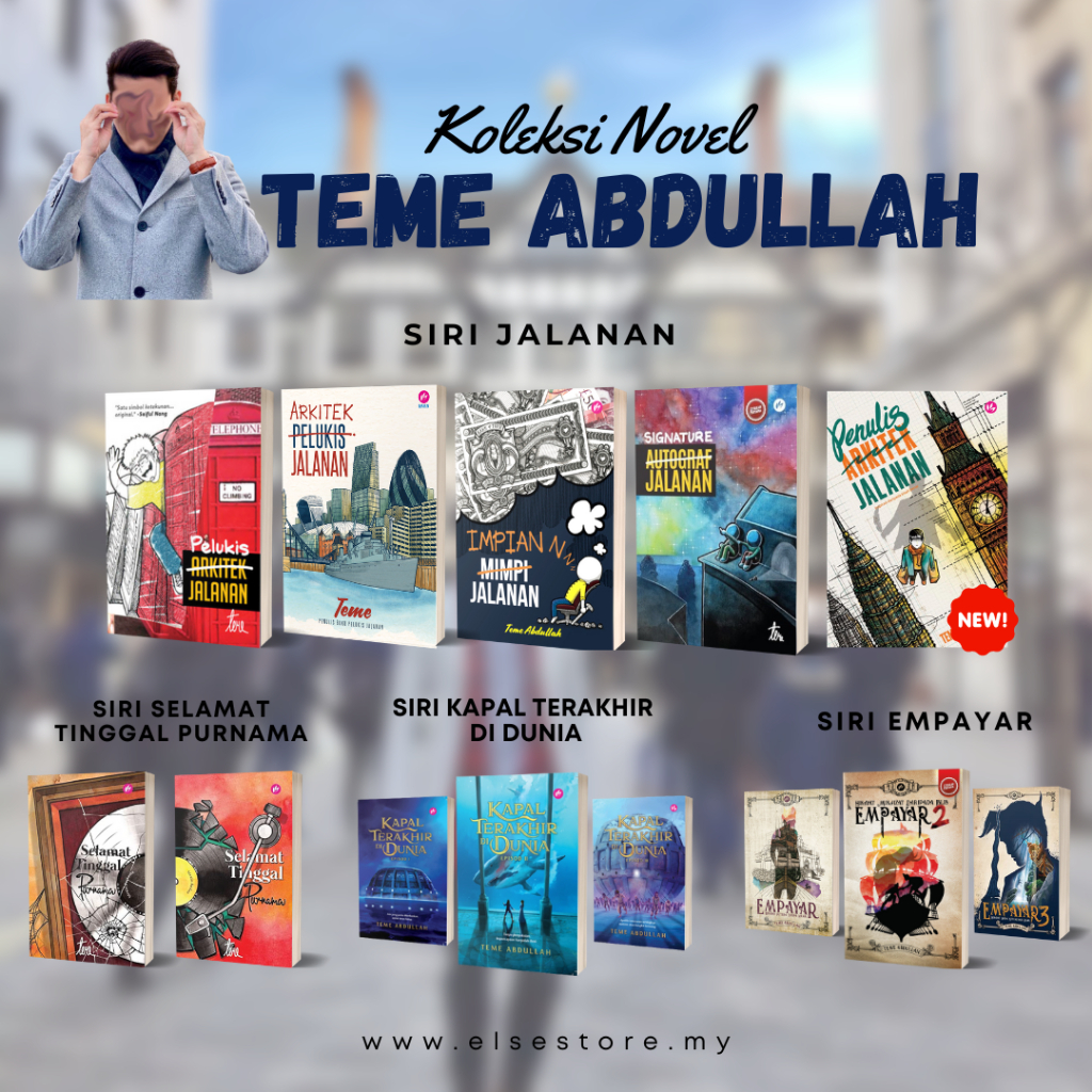 KOLEKSI NOVEL TEME ABDULLAH (SIRI JALANAN, SELAMAT TINGGAL PURNAMA ...