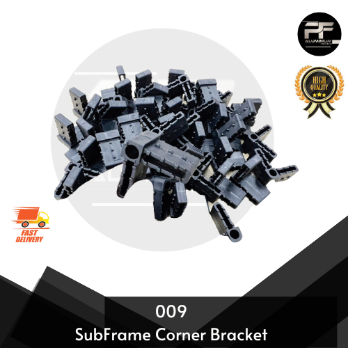 009 PVC Bracket Sub Frame Corner Bracket (Bracket PVC Tahan Lasak untuk ...