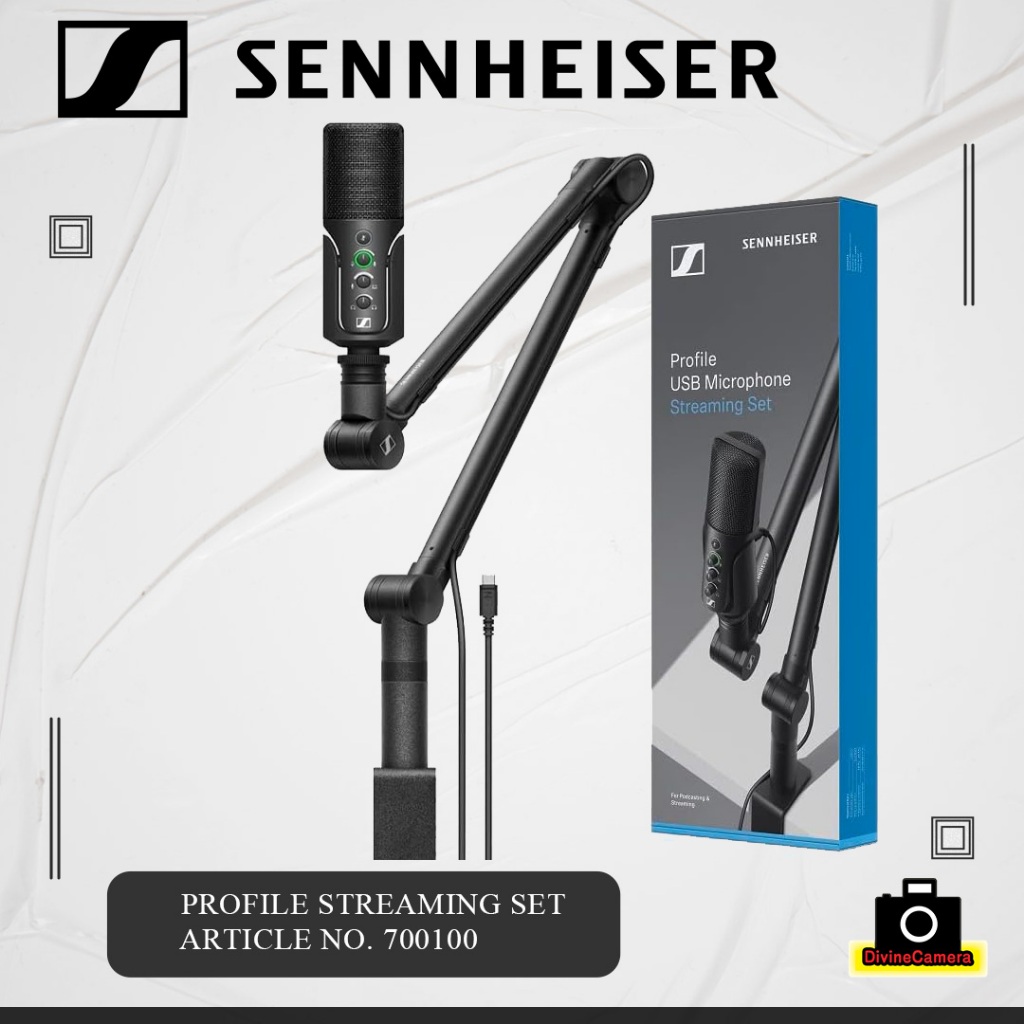 Sennheiser Professional Profile USB Microphone Streaming Set with Boom ...