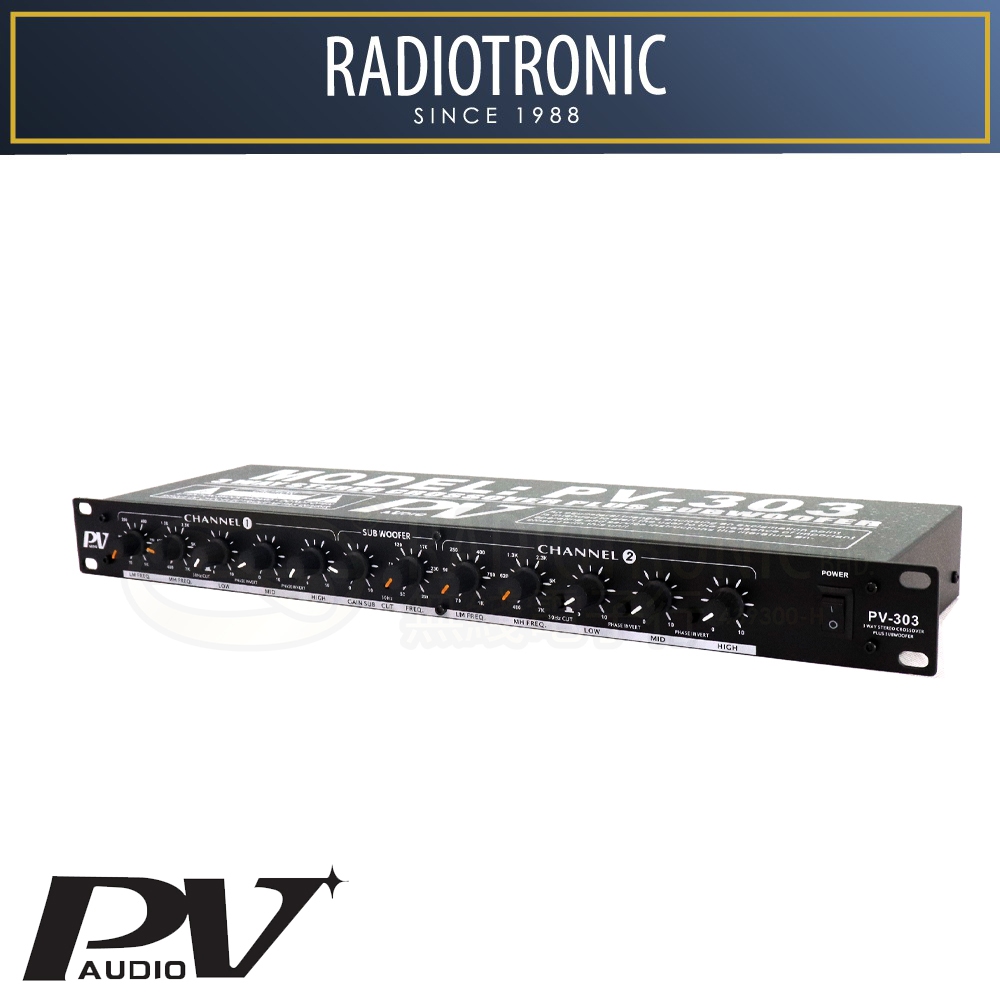 PV Audio PV-YK303 Multiband Sound Enhancer 3 Way Crossover With ...