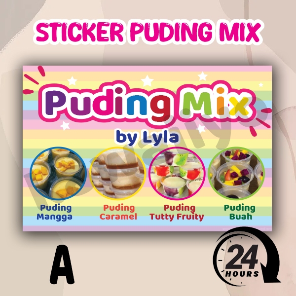 Sticker Puding MIX | KAWAIIYO | Shopee Malaysia