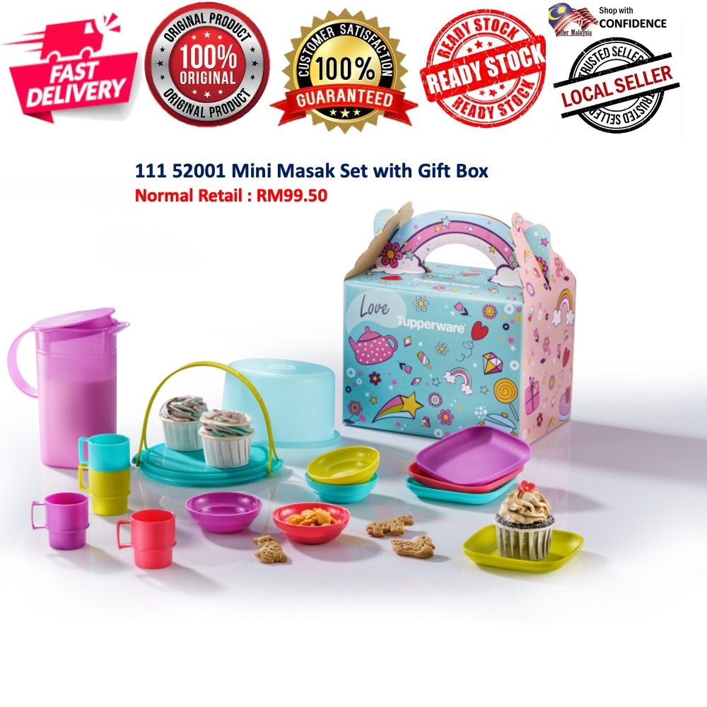 Tupperware Mini Masak Set 11152001 11120866 J3 | Shopee Malaysia