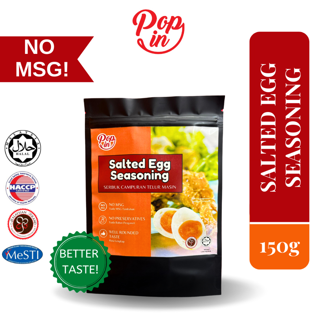 Pop In Salted Egg Seasoning / Sauces 咸蛋方便调味料 /酱粉 Real Premium Seasoning ...