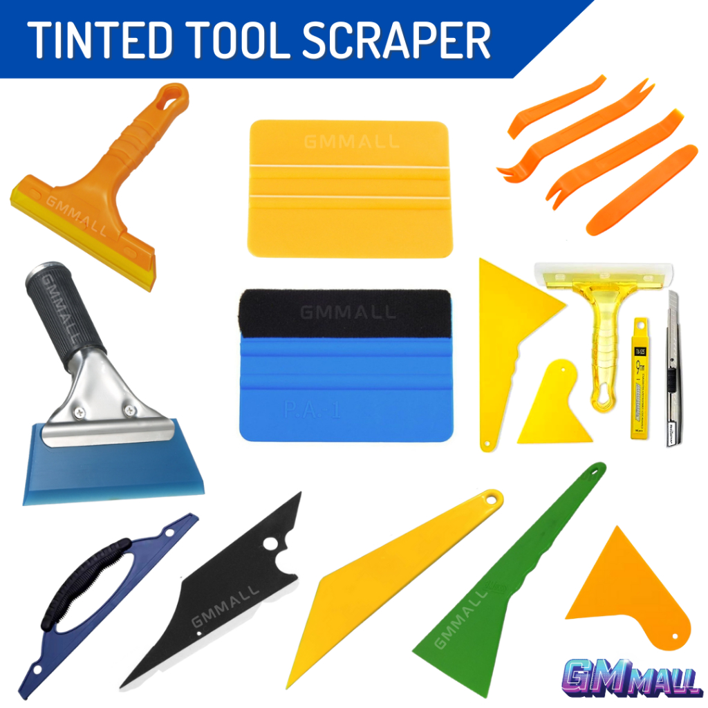 CAR HOUSE WINDOW TINTED TOOL Vinyl Film Wrap Sticker Scrapper Squeegee ...