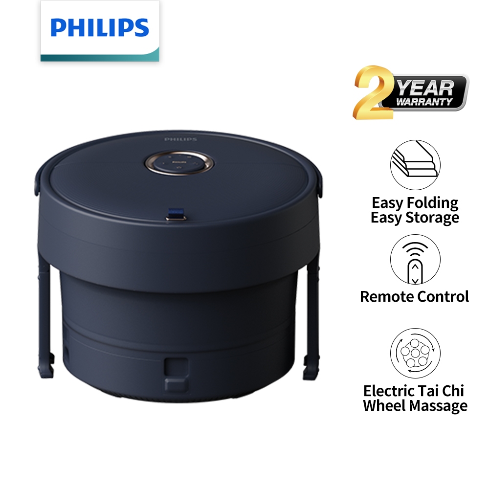 Philips Folding Foot Bath Bucket with Constant Temperature and Remote ...