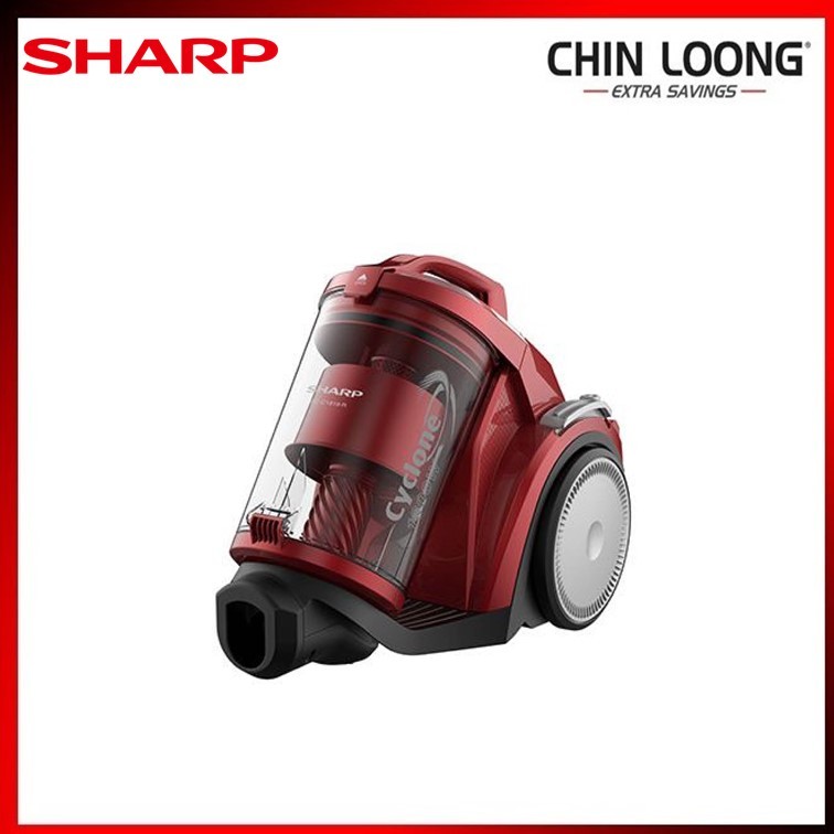 SHARP 1800W VORTIX CYCLONE BAGLESS VACUUM CLEANER ECC1819R | Shopee ...