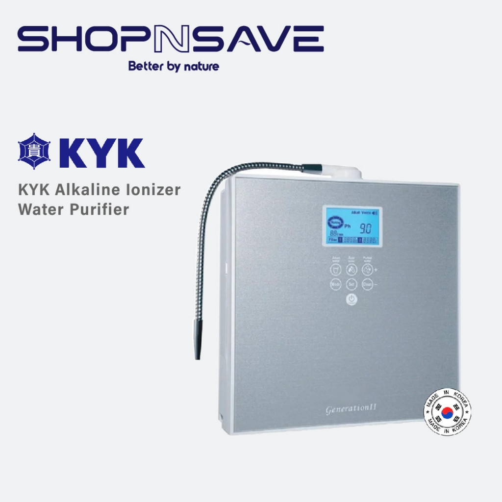 KYK Gen2 Alkaline Water Ionizer, KYK Alkaline Ioniser Water Purifier, Korea KYK Alkaline Ioniser ...