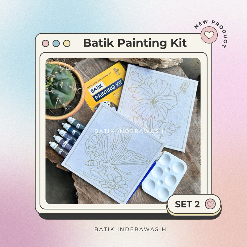 DIY Batik Painting Kit 20cm x 20cm Kids Edition | Shopee Malaysia