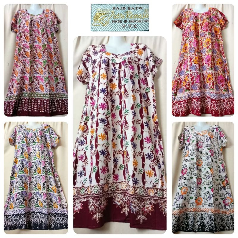 PX1 (Size XL) (Putri remaja Y.T.C) Baju Tidur Batik / Batik Night Dress ...