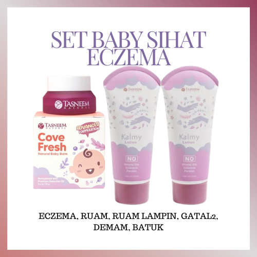 Tasneem Naturel Set Baby Sihat Eczema Cove Fresh Kalmy 2x | Shopee Malaysia