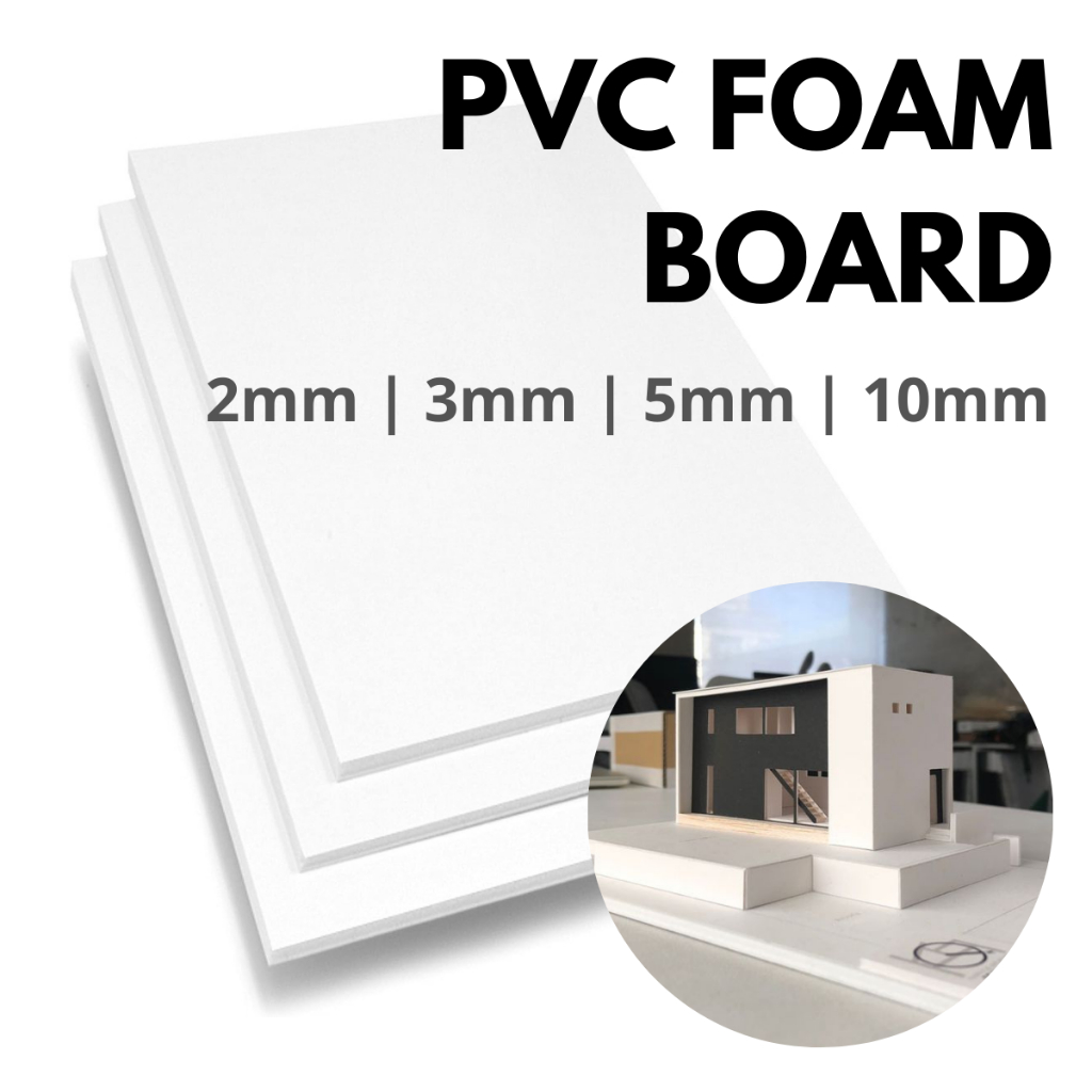 𝗣𝗥𝗜𝗡𝗧 𝗦𝗢𝗨𝗥𝗖𝗘 - A4 / A3 / A2 PVC Foam Board | PVC Model Board | Shopee Malaysia