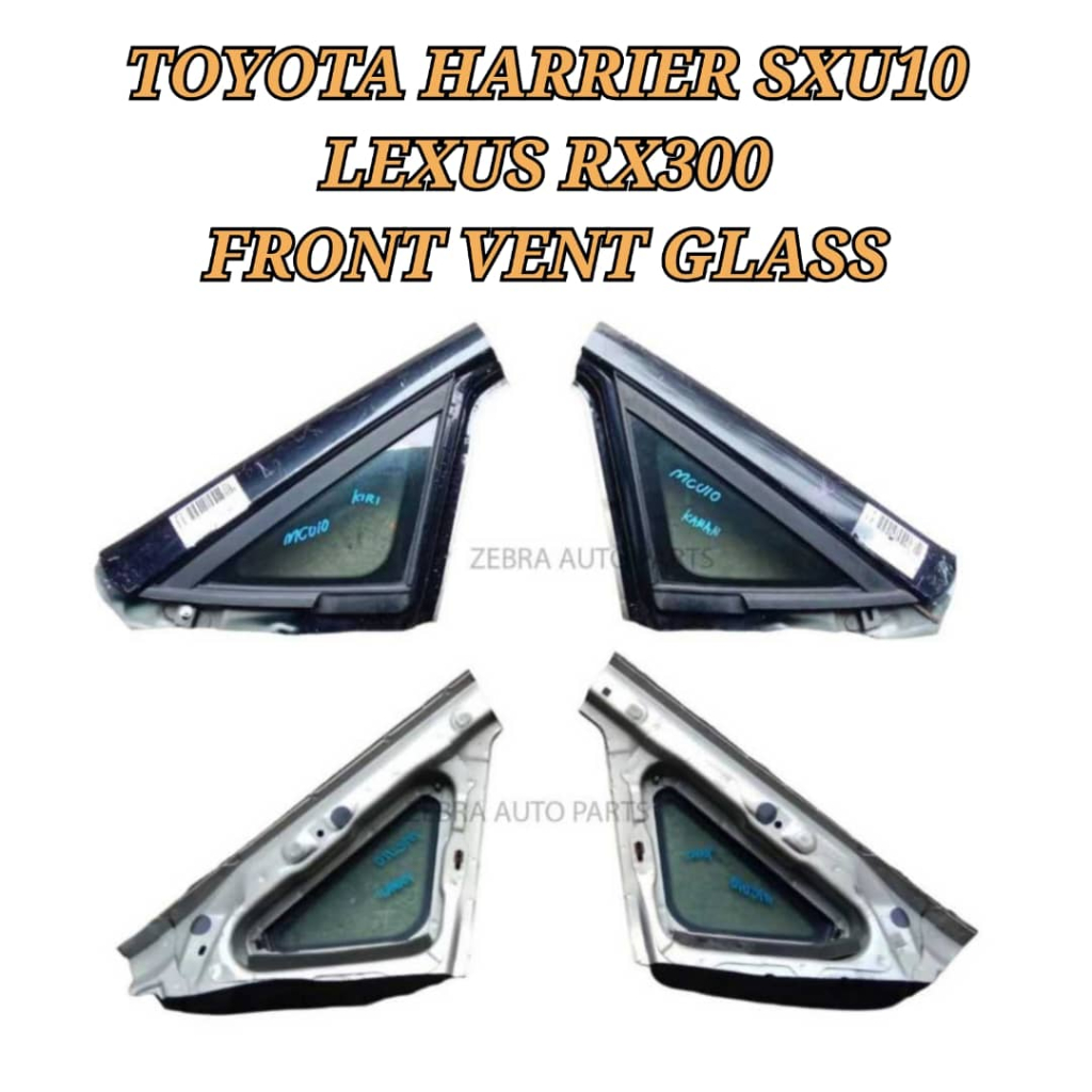 Front Vent Glass / Cermin Vent Toyota Harrier SXU10 / Lexus RX300 97-03 ...