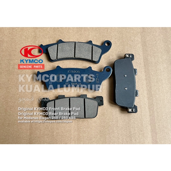 Original KYMCO Brake Pad for Modenas Elegan 250 ME250 ABS EX | Shopee ...