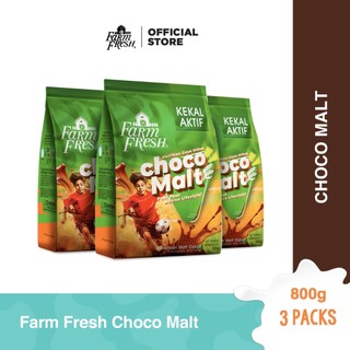 Farm Fresh Choco Malt Powder 800g x 3 Packs | Shopee Malaysia