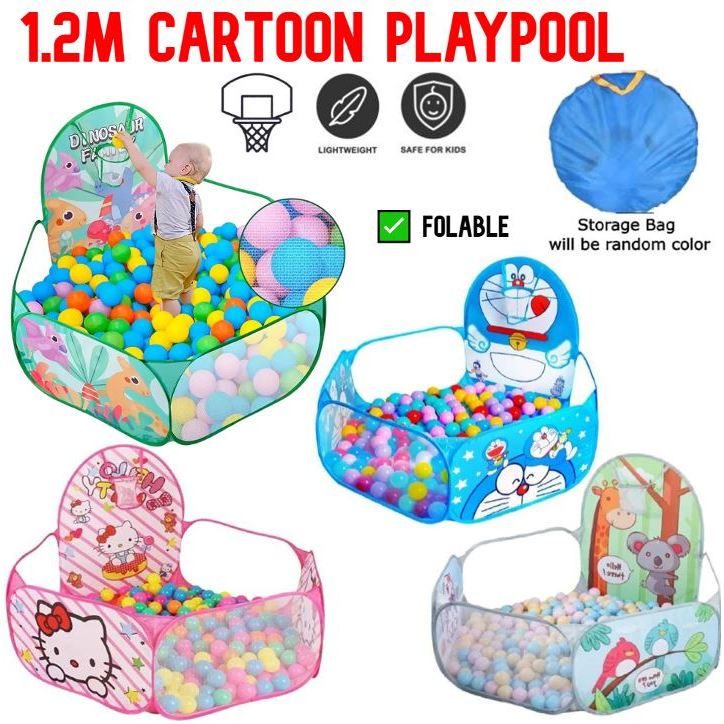 #StokSedia Baby Ocean Ball Playball Pool Pit Pop Up Playtent for Kids ...