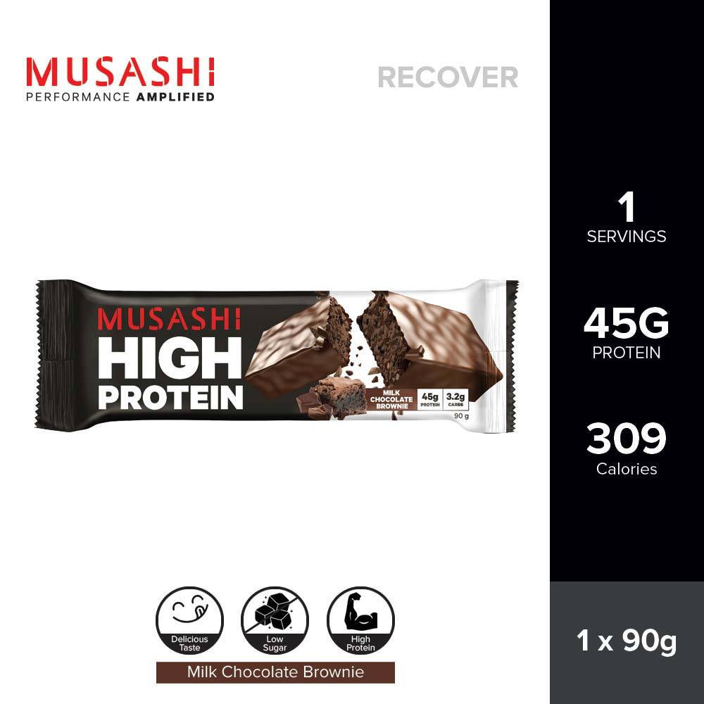 MUSASHI HIGH PROTEIN Bar 90G for muscle recovery | Shopee Malaysia