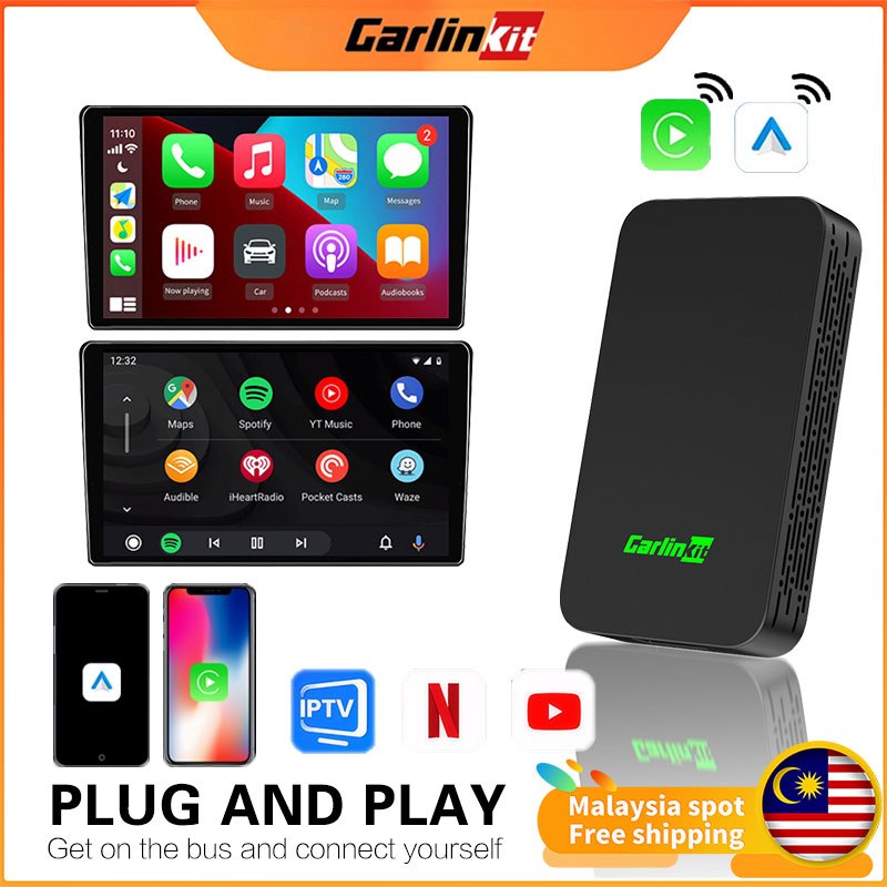 Carlinkit 5.0 wired to wireless carplay and android auto wireless ...