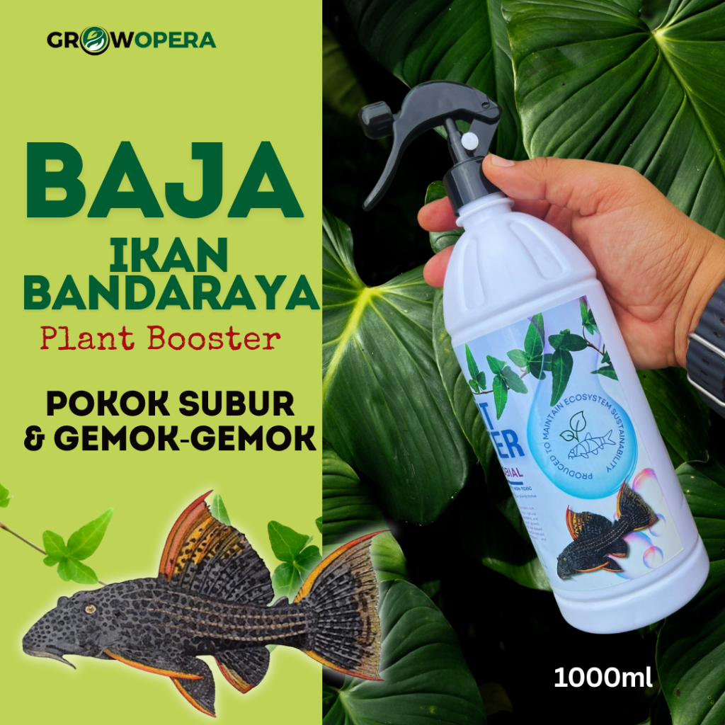 GrowOpera Baja Ikan Bandaraya 1L Organik Untuk Semua Pokok | Shopee ...