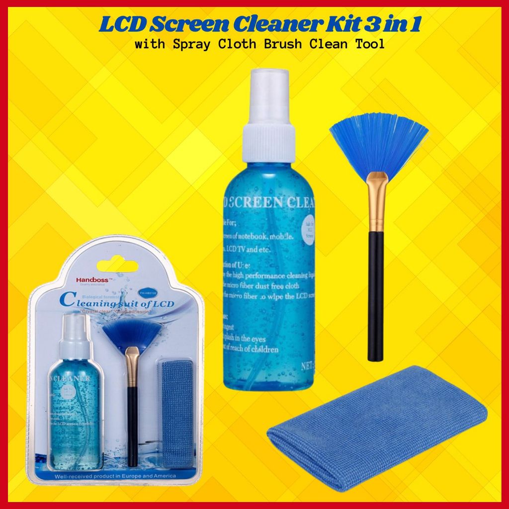 【Ready Stock】LCD Screen Cleaner Kit Screen Display Spray Cleaning kit ...