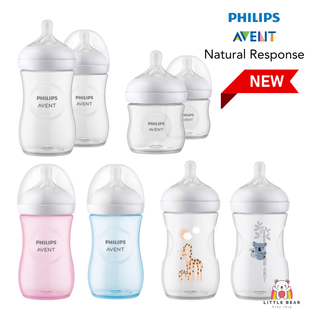 Philips AVENT Natural Response Baby Bottle 4oz / 9oz Botol Susu Baby ...