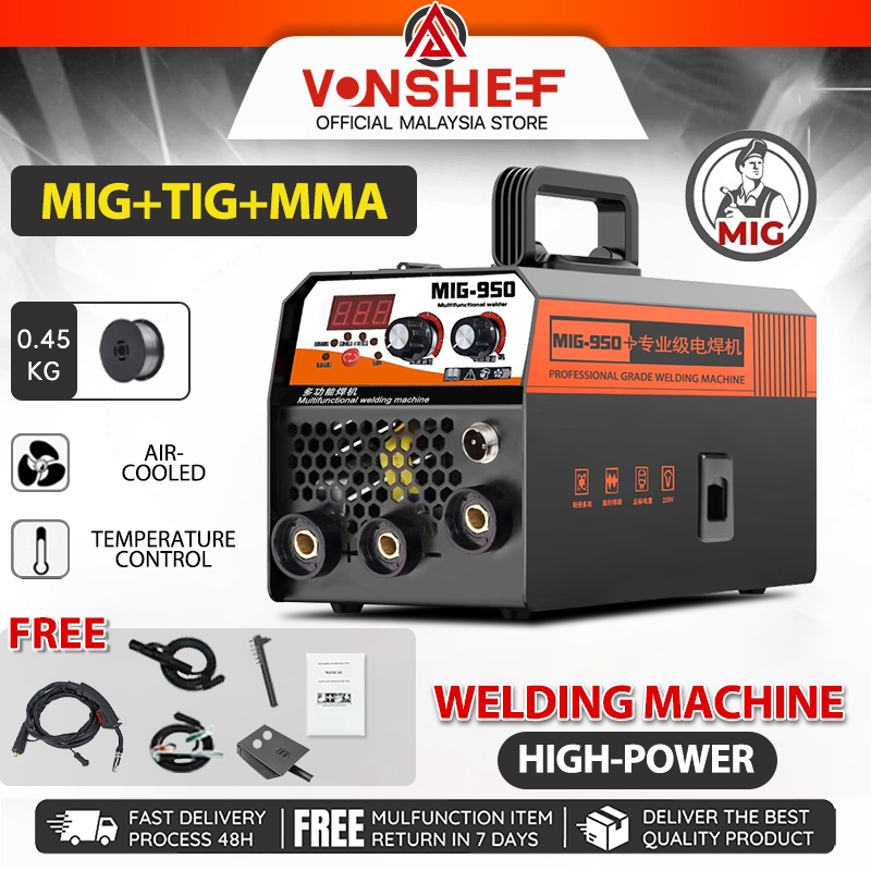 MIG Welding Machine 220V IGBT Inverter Mesin Welding DC ARC Mini ...