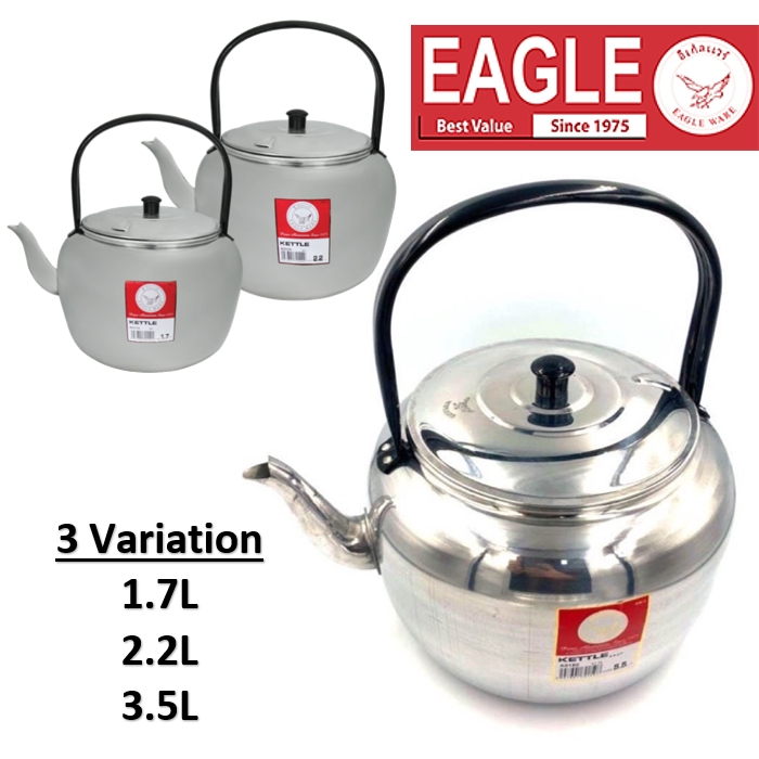 Eagle Brand Aluminium Kettle Cerek Air Cerek Aluminium Tidak Karat Fast ...
