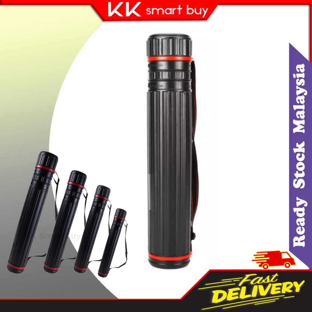 Bekas Kertas Drawing Paper Casing Case Extendable Expandable Pole ...
