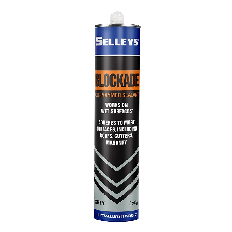 360G SELLEYS BLOCKADE Co-Polymer Sealant Silicone Leak Proof Gutter ...