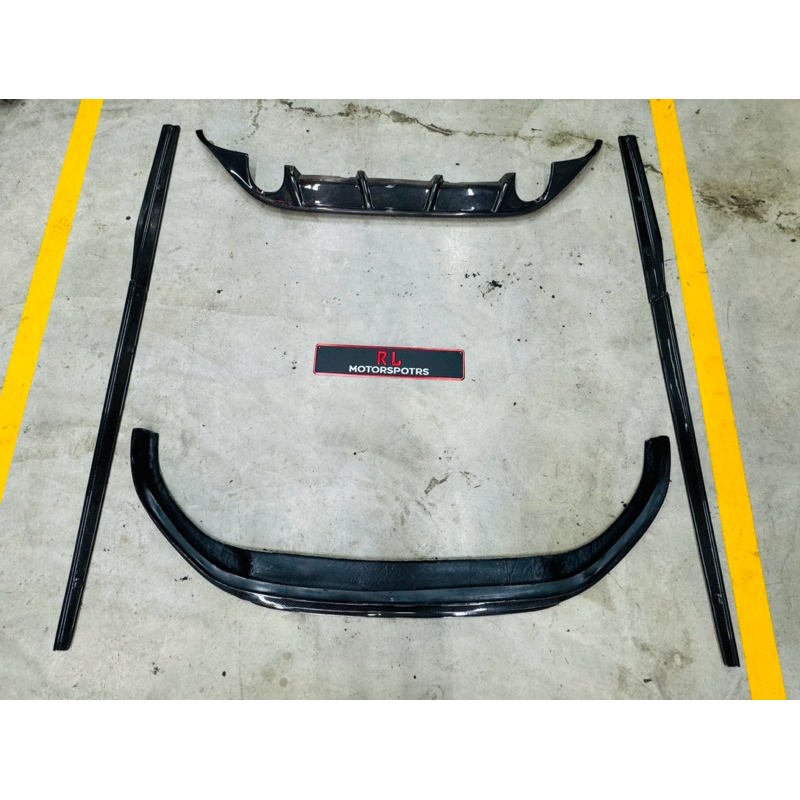 Volkswagen Golf mk7 GTI R R20 carbon revozport front side rear skirt ...