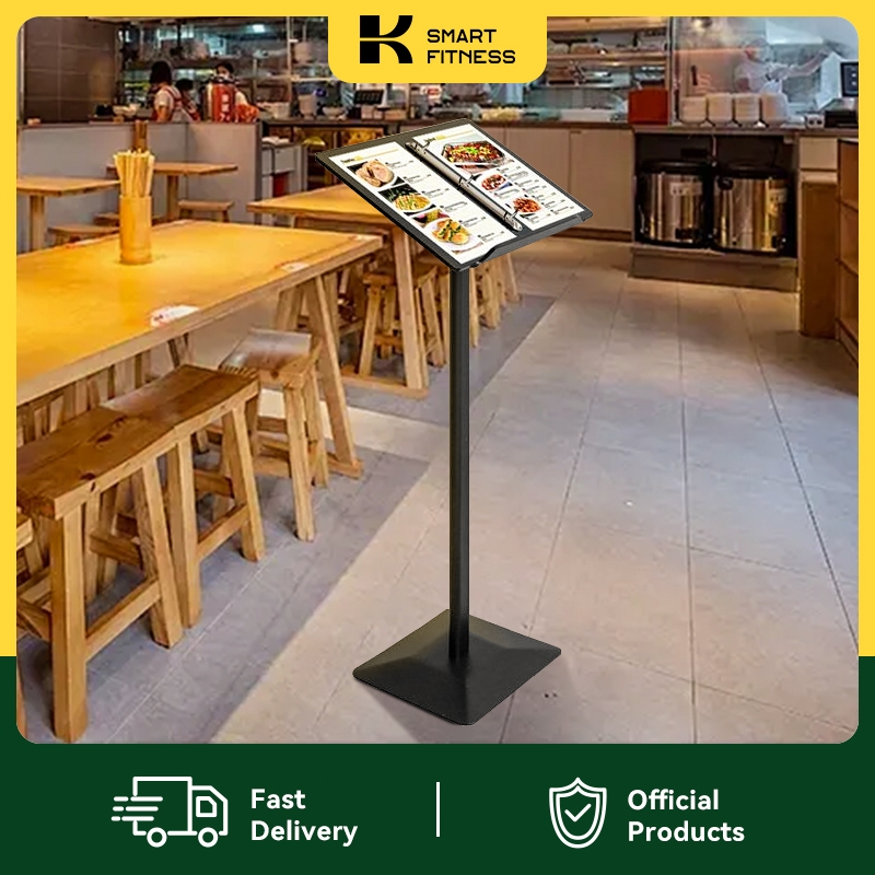 Standing Menu Holder | Menu Display Stand | Restaurant Cafe | 2 Type of ...