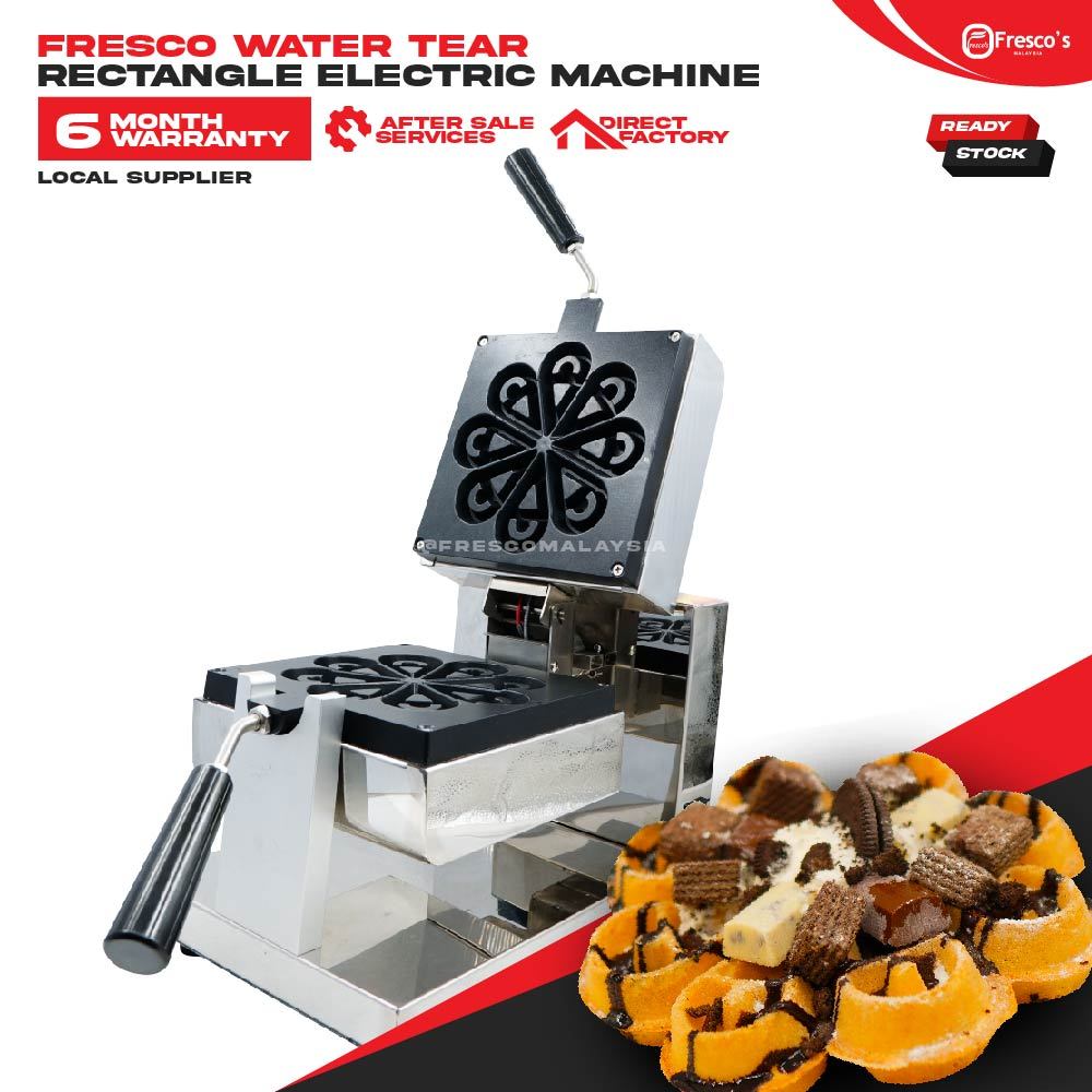 Waffle Water Tear Electric Waffle Bunga Bulat | Shopee Malaysia