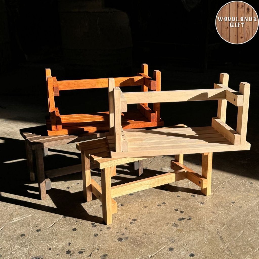 (SMALL SIZE) Wooden Long / Standard Sitting Stool / Bangku kecil (BOTH ...