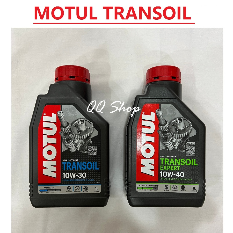 MOTUL TRANSOIL 10W30 / TRANSOIL EXPERT 10W40 TRANSMISSION FLUIDS 1L ...