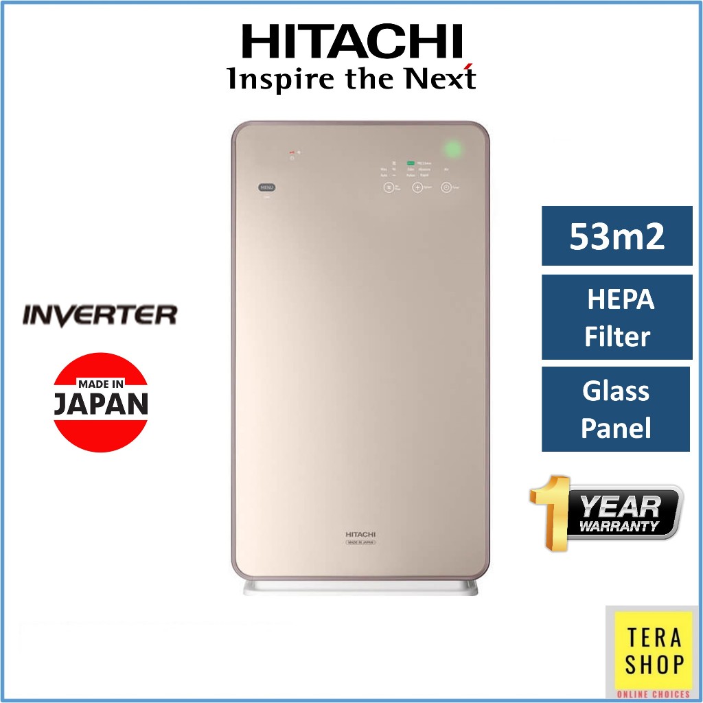 Hitachi EP-NZG70J Air Purifier 53m2 Made in Japan Glass Panel | Shopee Malaysia