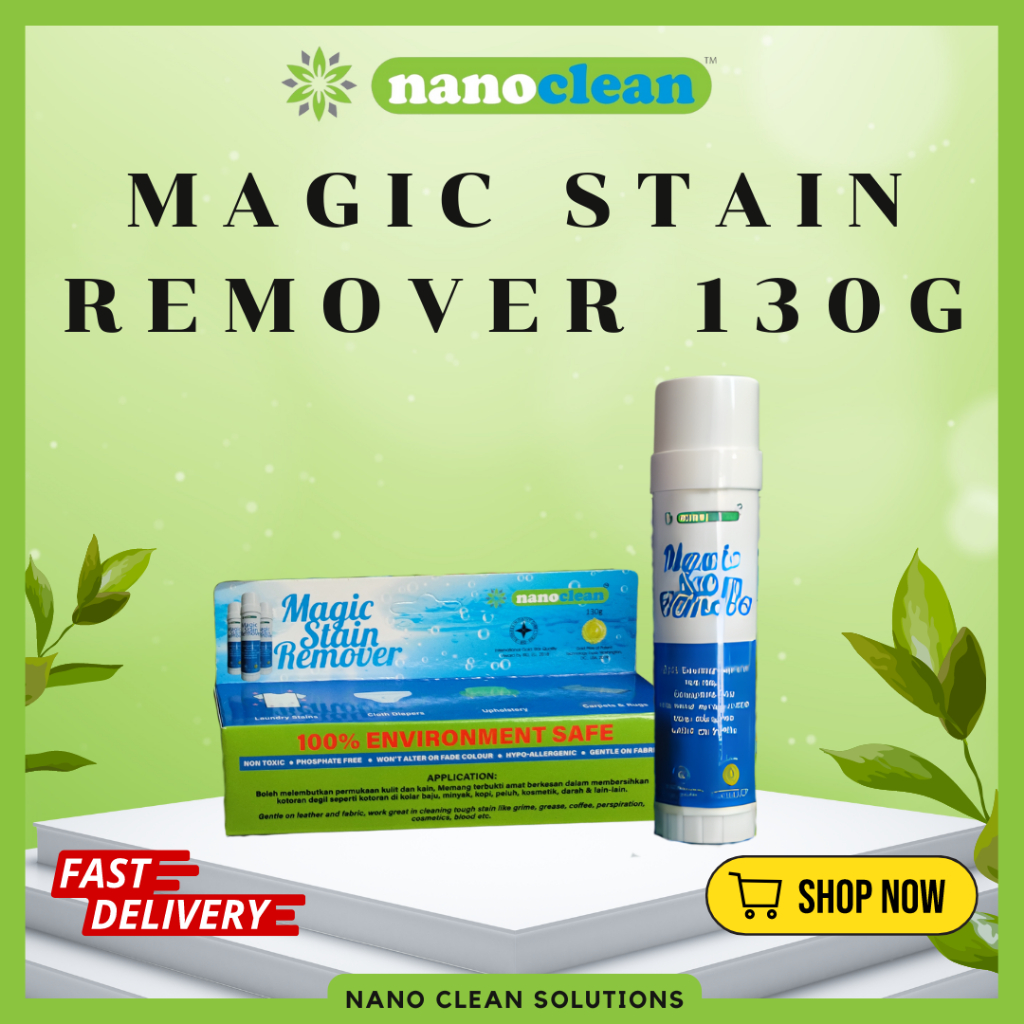 Nano Clean Magic Stain Remover Stick MSR 130g Menghilangkan Kotoran ...