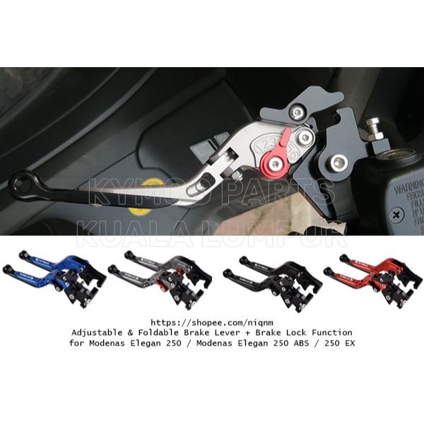 Adjustable Brake Lever for Modenas Elegan 250 ME250 ABS EX CNC Foldable ...