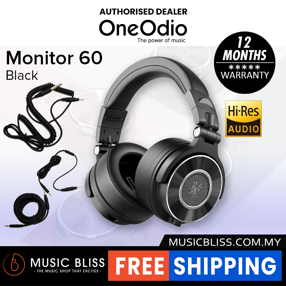 OneOdio Monitor 60 Professional Monitor Wired Headphone - Black ...