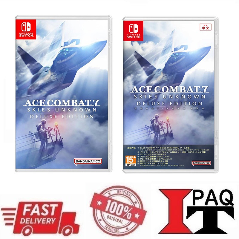 Nintendo Switch ACE COMBAT 7: SKIES UNKNOWN DELUXE EDITION (English ...