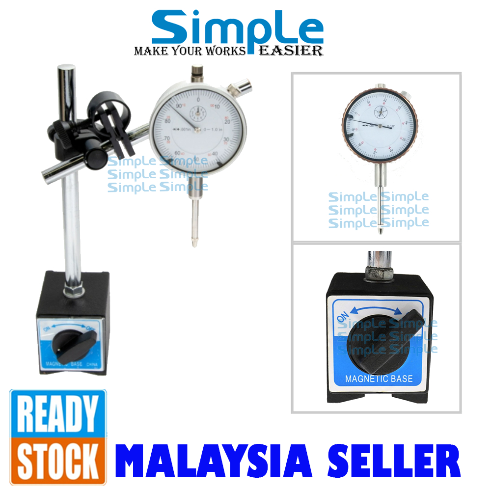 Inch Dial Indicator with Magnetic Base Precision Inspection Set ...