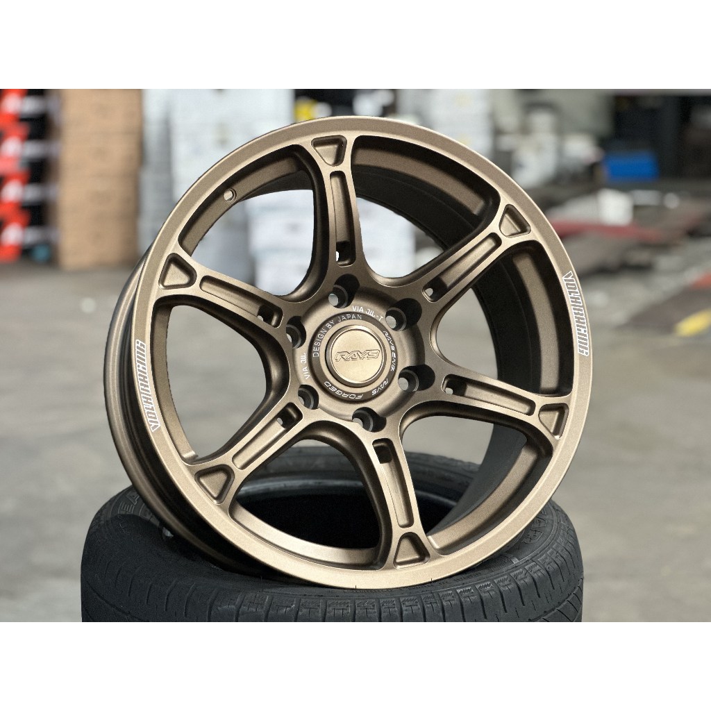 New 18x9J AOW TE37 XTR Rim (set of 4) Bronze 6x139.7 for Hilux Ranger ...