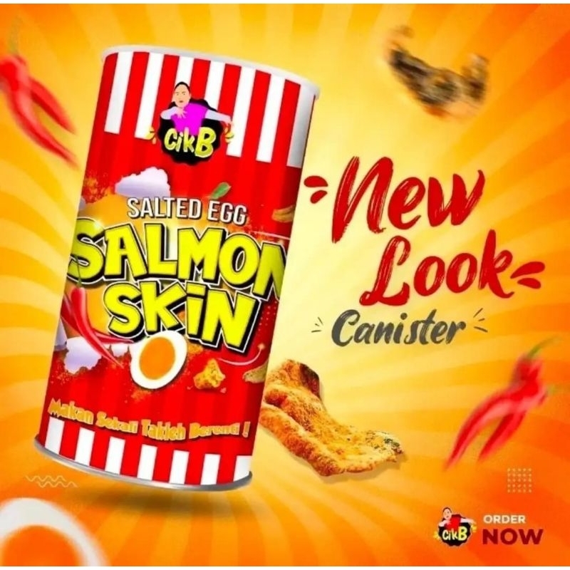 Salmon Skin CikB Sedap Salted Egg Readystock | Shopee Malaysia