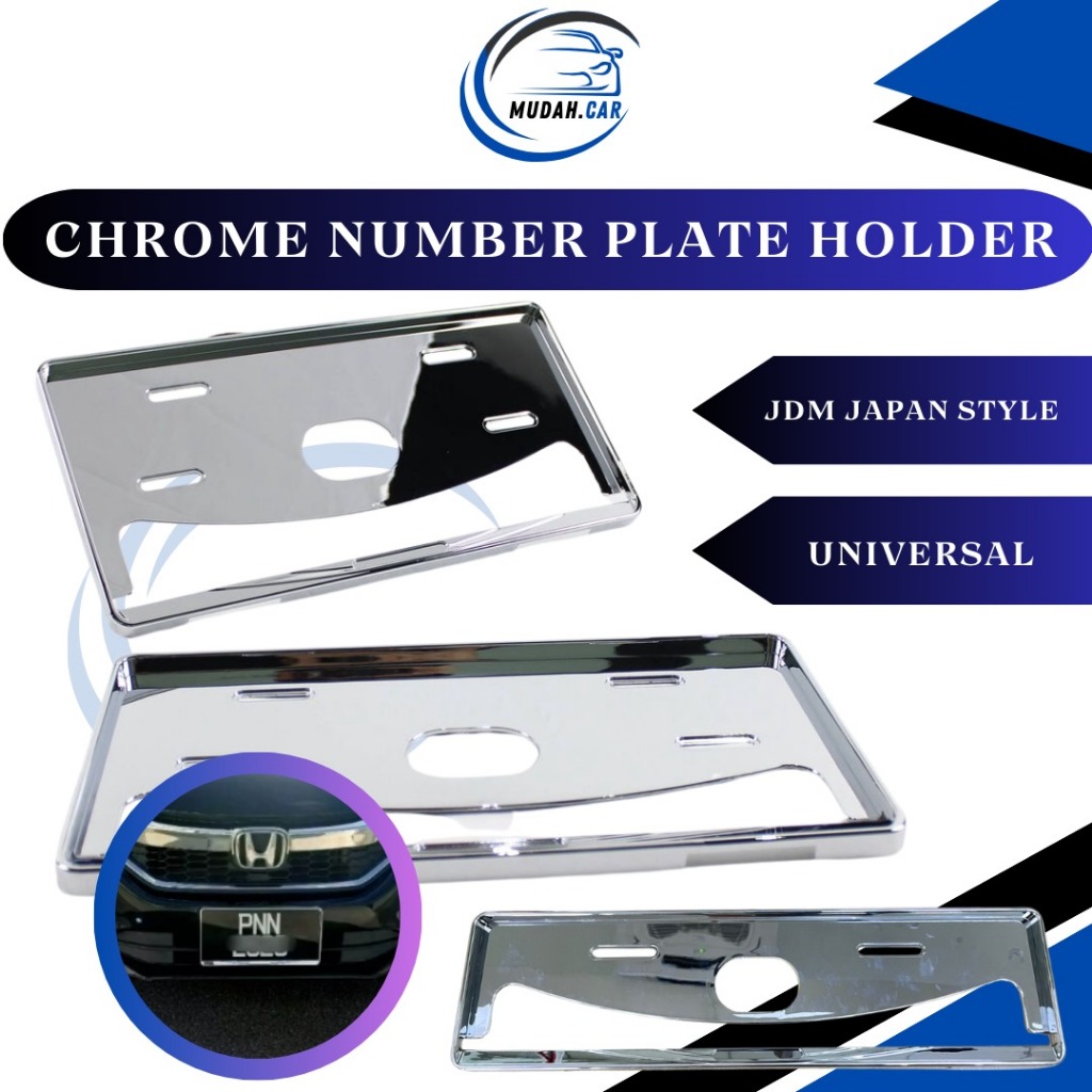 Japan Style JDM Car Plate Number Holder Vehicle Cover For Perodua ...