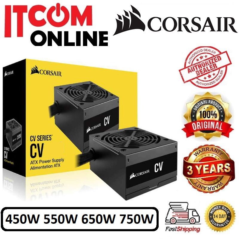CORSAIR CV450 CV550 CV650 CV750 CX650 450W 550W 650W 750W 80PLUS BRONZE ...