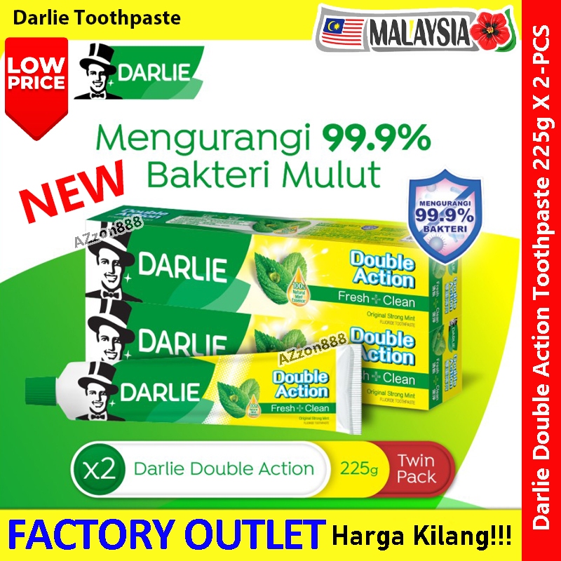 【EXP-2027】 DARLIE Toothpaste Double Action Fresh Clean Original Strong ...