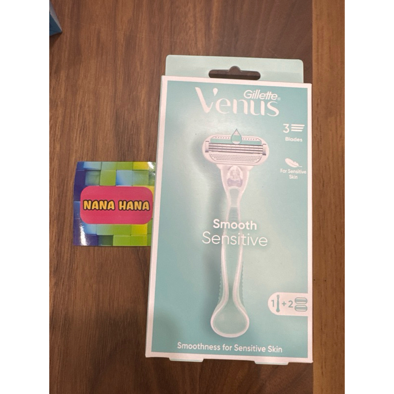 Gillette Venus smooth sensitive 1 handle & 2 blade | Shopee Malaysia